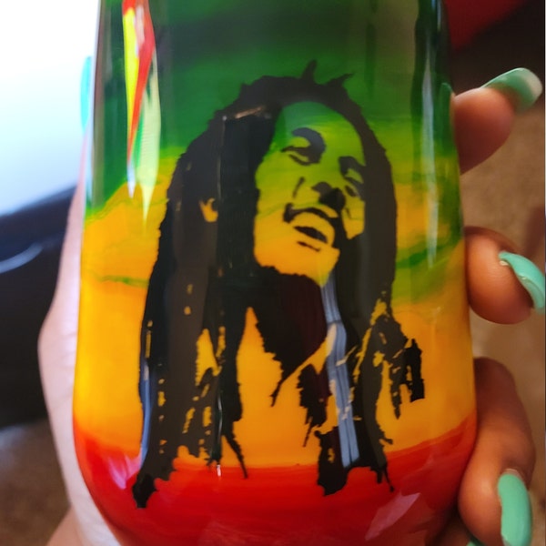 Bob Marley Tumbler| Personalized Jamaica Tumbler | Montego Bay Vacation ...