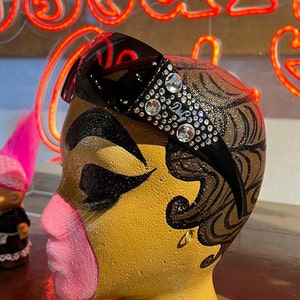 Ms. Drizzle, Custom Glitter Mannequin Head Display Lightweight and ...