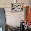 Beer Tastes Better in the Garage Sign Vintage Look Chic Mancave Garage ...