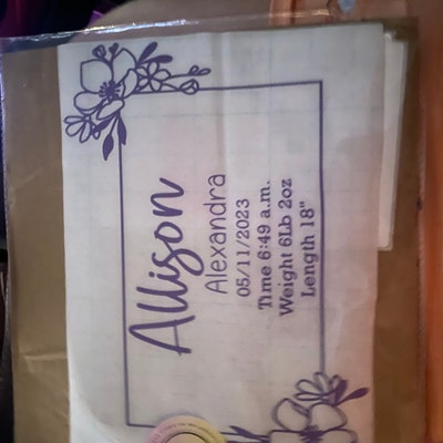 Baby Monthly Milestone Photo Box First Year Baby Photo Memory Box ...