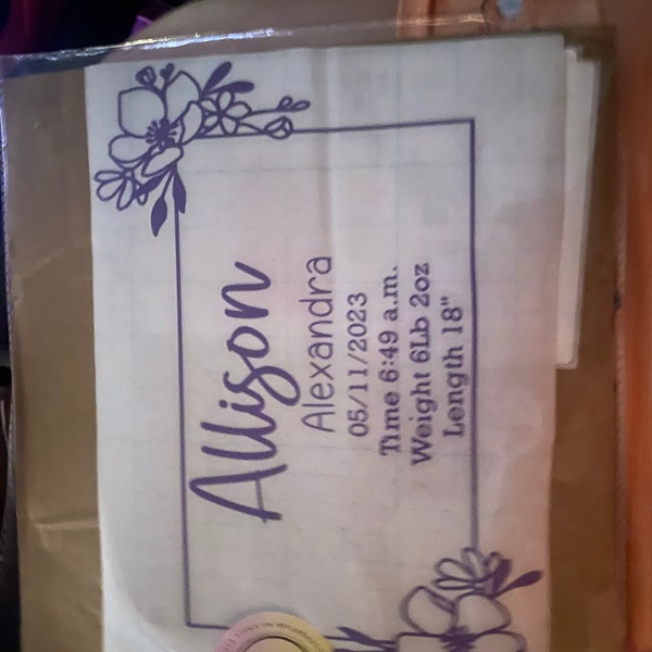 Baby Monthly Milestone Photo Box | First Year Baby Photo Memory Box ...