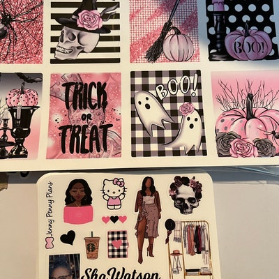 Custom Contact Cards on Premium Matte Sticker Paper - Etsy