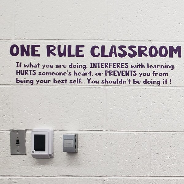 Classroom Bill of Rights, Classroom Rules Decal, Rights and ...