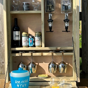 The Harry Drop Down Wall Bar - Etsy