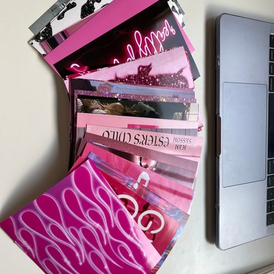 80 PINK BOUJEE BADDIE Collage Aesthetic. Trendy Vogue - Etsy