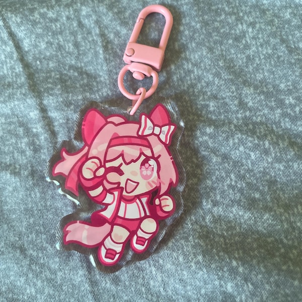 NEW Moshimoshi Y2K Flip Phone Cute Pink Green Acrylic Keychains ...