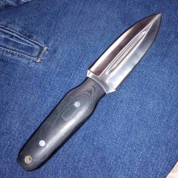 GCS Custom Handmade D2 Steel Hunting Knife G10 Handle With Right Hand ...