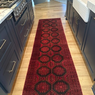 7x11 Large Vintage Rug, Natural Dyes High Pile Soft Wool Area Rug ...