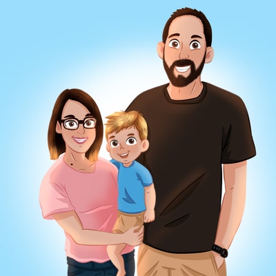 Business Logo Portrait Custom Portrait Logo Digital - Etsy