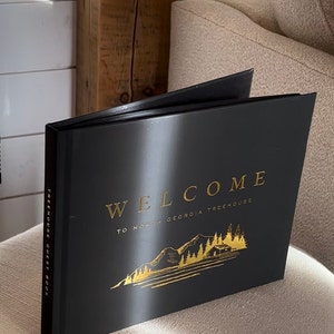 Wedding Guest Book Formal Wedding Album Simple Modern Wedding Idea Blue ...