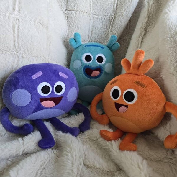 Abby Hatcher Bozzly Plush Toy, Bozzly Stuffed Animal, Bozzly Custom ...