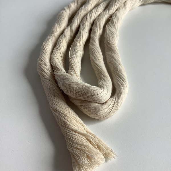 Super Soft 9mm Natural Cotton String - Etsy