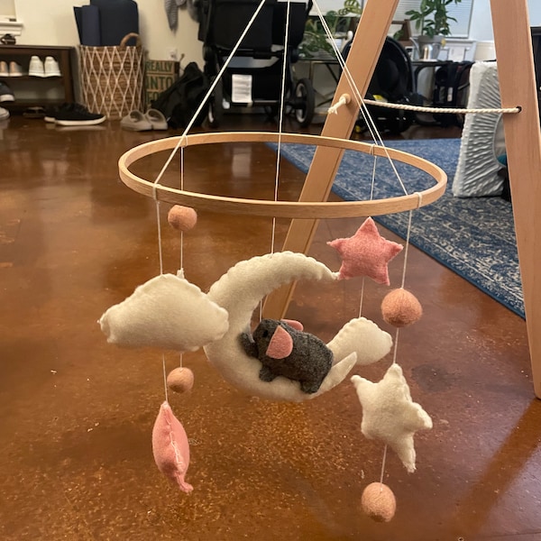 DIY Mobile Kit, Make Your Own Mobile, Baby Mobile Kit Clouds Stars ...