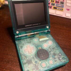 Gameboy Advance SP Solid Black Color AGS IPS Screen Mod With - Etsy