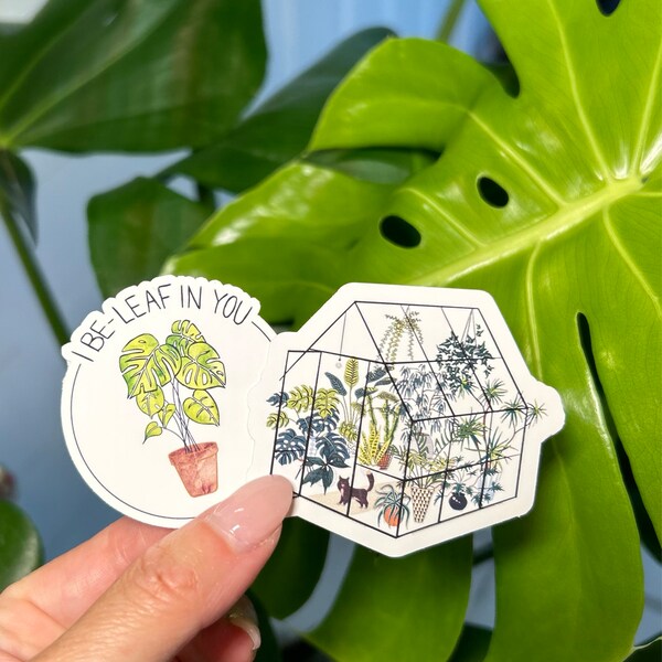 Plant Sticker, Plant Lover Sticker, Plant Gift, Plant Lover, Plant ...