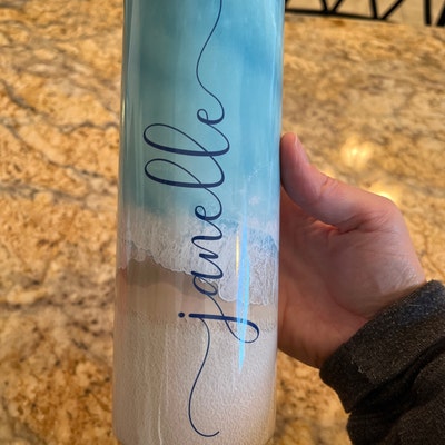 Personalized Beach Tumbler, Personalized Beach Drinkware, Spring Break ...