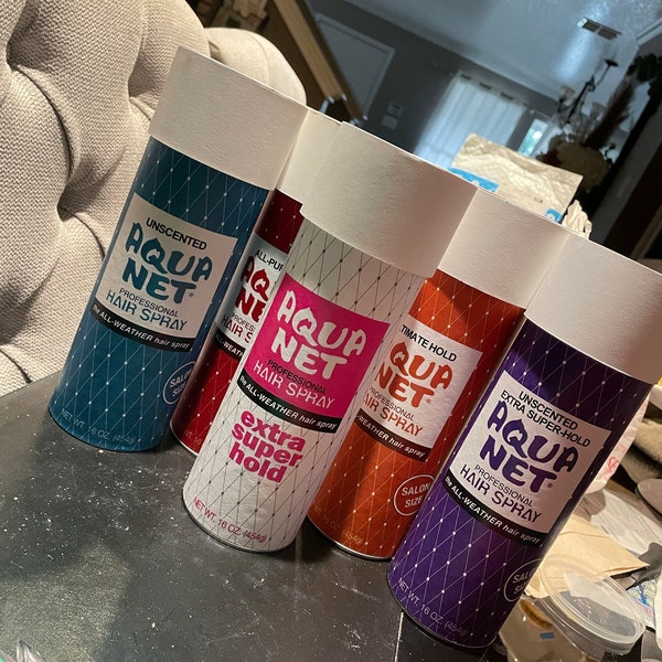 Aqua Net 80s PRINGLES Can Labels -- DIGITAL Printable Party Decor - Etsy