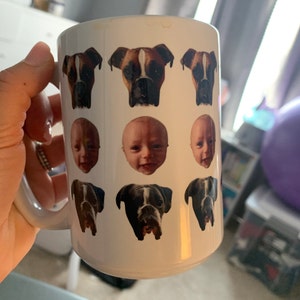 Faces Mug, Custom Face Mug, Funny Photo Mug, Custom Mug, Personalized ...