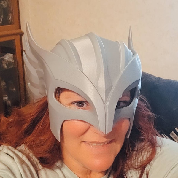Wearable Hawkgirl Helmet: Raw 3D Print, Cosplay Prop - Etsy