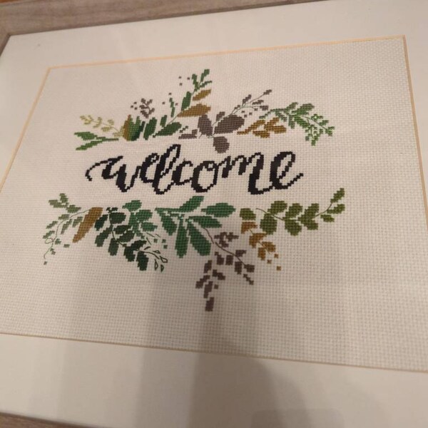 Retro Flower Modern Cross Stitch Pattern PDF Mid Century Modern Cross ...