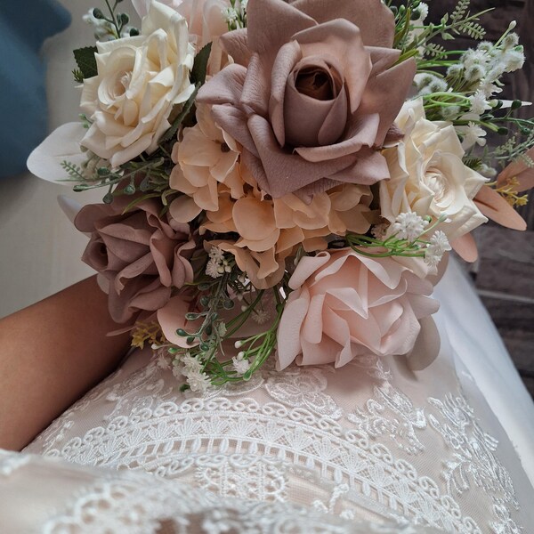 Terracotta Wisteria Wedding Archway Flower Artificial/ Sunset Orange ...