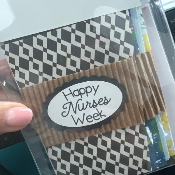 Nurses Week Giftcard Holder, Coffee Cup Gift Card Holder, Gift for ...