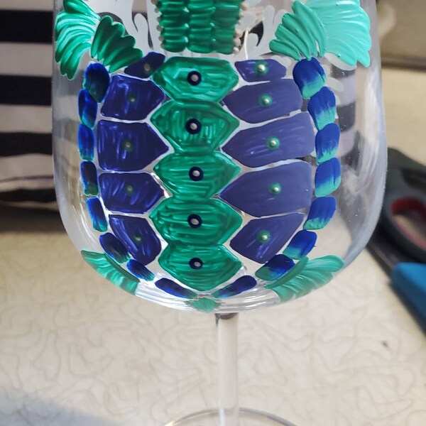 Wildflowers Hand Painted Glassware, Set of 2 Glasses, Mixed Flowers ...