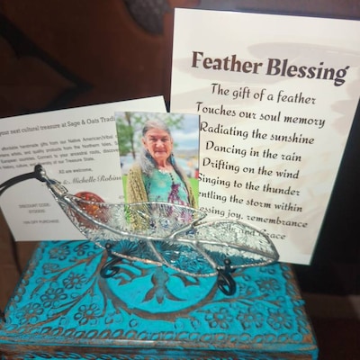 Suncatcher Feathers Stainglass Made by Apache Descendant - Etsy