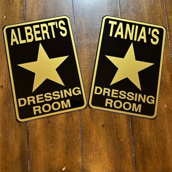 Personalized Dressing Room Sign - Etsy