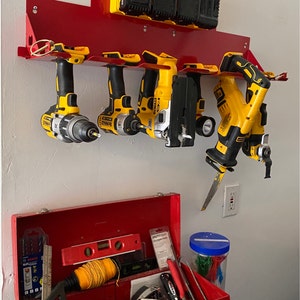 Work Trailer Tool Holder, Utility Van Power Tool Organization, Cordless ...