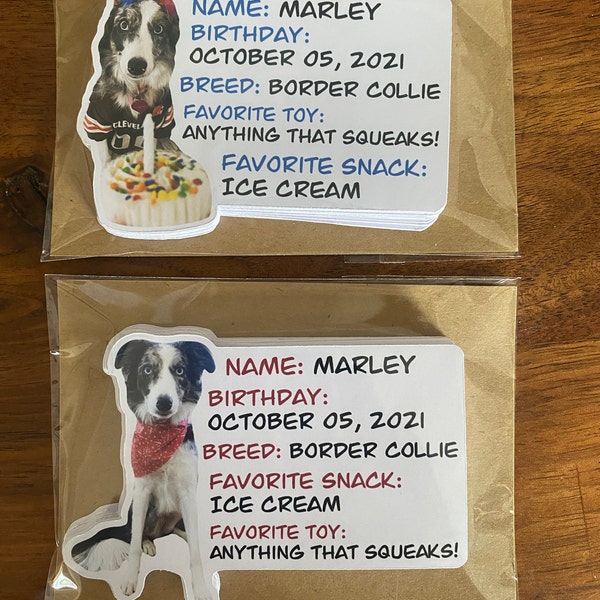 Therapy Dog Business Card Stickers | Stickers for Children | Service ...