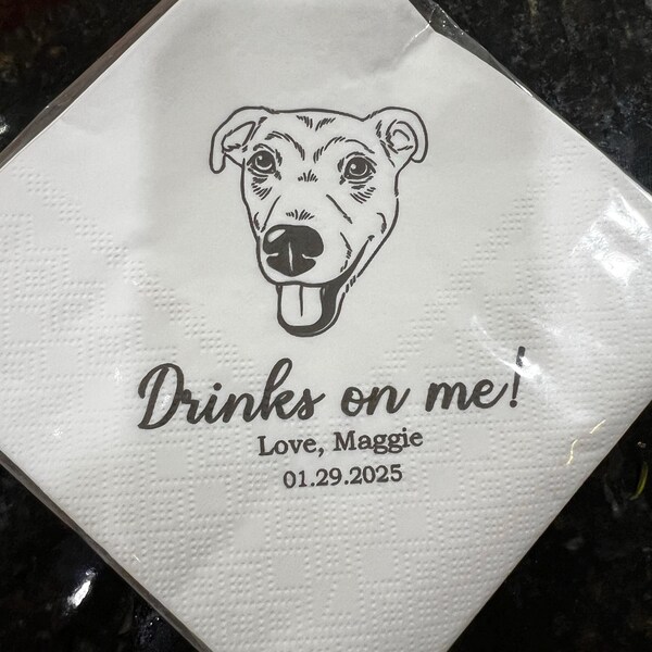 Custom Love Note Handwriting Napkins, Personalized Handwritten Note ...