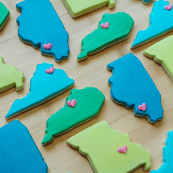 Virginia Cookie Cutter - State Cookie Cutters - United States Cookie ...