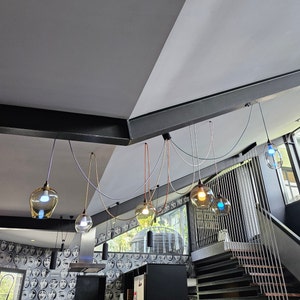 Cluster Pendant Lighting. Hand Blown Glass Pendant Lights. Lights Over ...