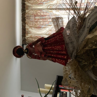 New African American Handmade Angel for Tree Top, Black Christmas Angel ...