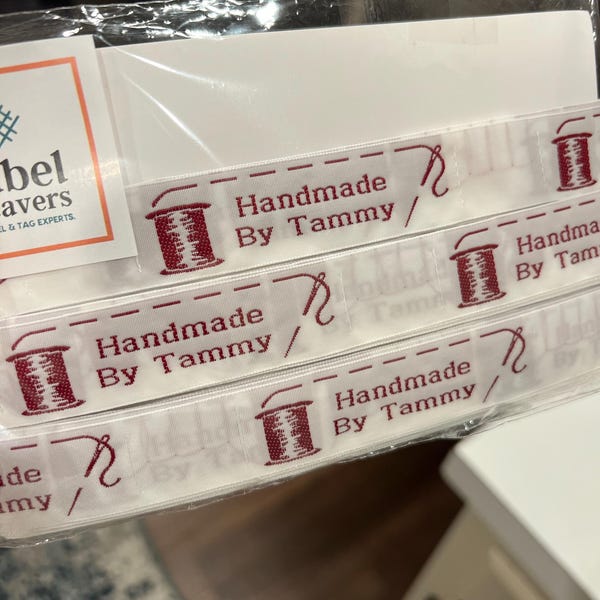 Personalized 100% Woven Sewing Labels - Etsy