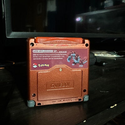 GBA SP Upgraded Custom Label Pokemon Zelda Mario Fire Emblem - Etsy