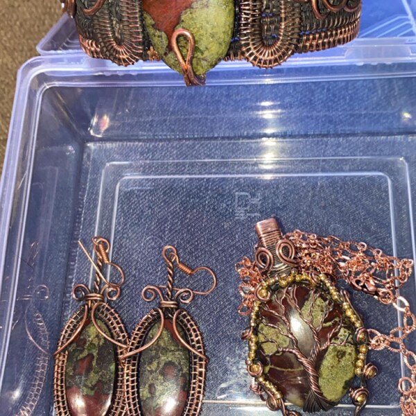 Ruby Earrings, Kashmiri Red Ruby With Pearls Copper Electroformed ...