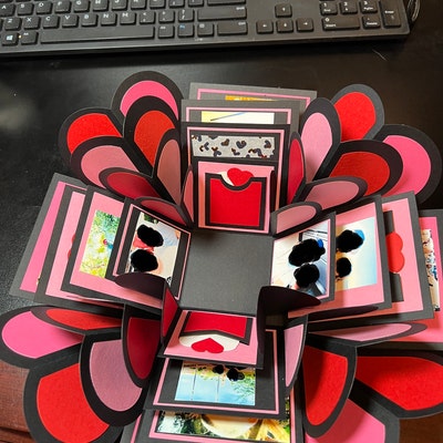 Exploding Box Svg,explosion Box,cricut Svg,valentine Gift,bow,12 ...