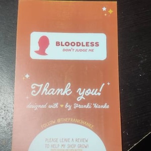 Bloodless Effect Sticker bloodless Don't Judge Me Vampire, Happy Decal ...