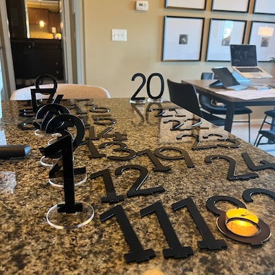 Freestanding Happy Birthday Sign Table Decoration, Happy Birthday Table ...