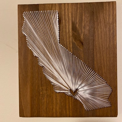 California String Art/ California Gift/ California Sign - Etsy