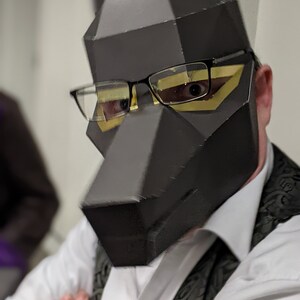 BLAST Mask Easy Low-poly Polygon Mask PDF Download | Etsy