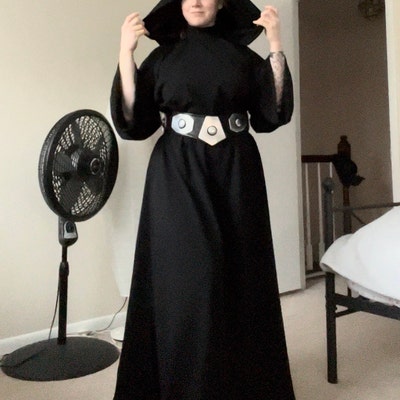 Dark Side Princess Leia Organa Cosplay Crossover Costume Black Gown ...