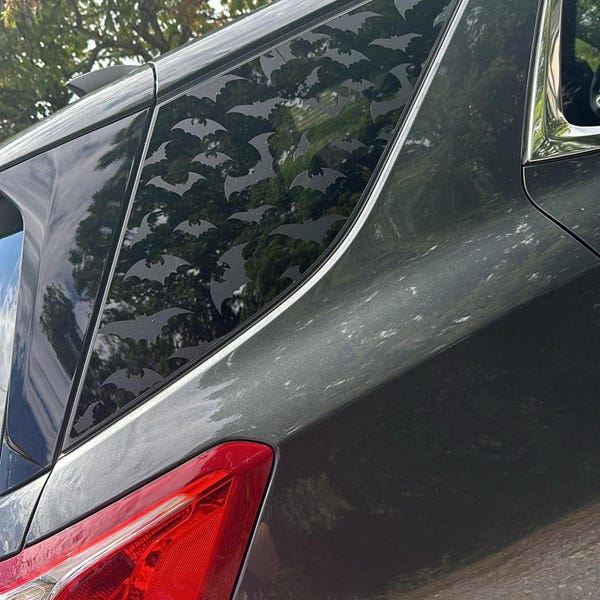 Bat Car Window Decals | Quarter Panel Window | Large Pattern Decal ...