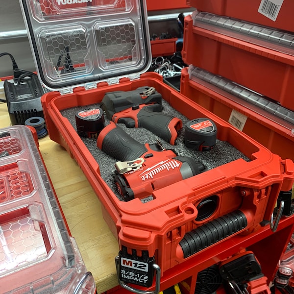 Milwaukee Packout Kaizen Foam Insert for M18 15 Gauge Angled Finish ...