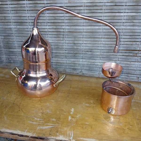 Mini Distiller, Pure Copper Alembic, Essential Oil Distiller, Hydrosol ...