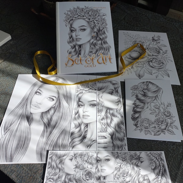 Set of Art GOLD | Mariola Budek - Coloring Book | Kids Colouring 24 ...