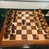 The Parker Boxwood Burnt Series Luxury Chess Set With 3.75 King Chess ...