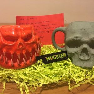 Horror Mug, Handmade Gift Mug, Horror Mug, Christmas Unique Gift ...